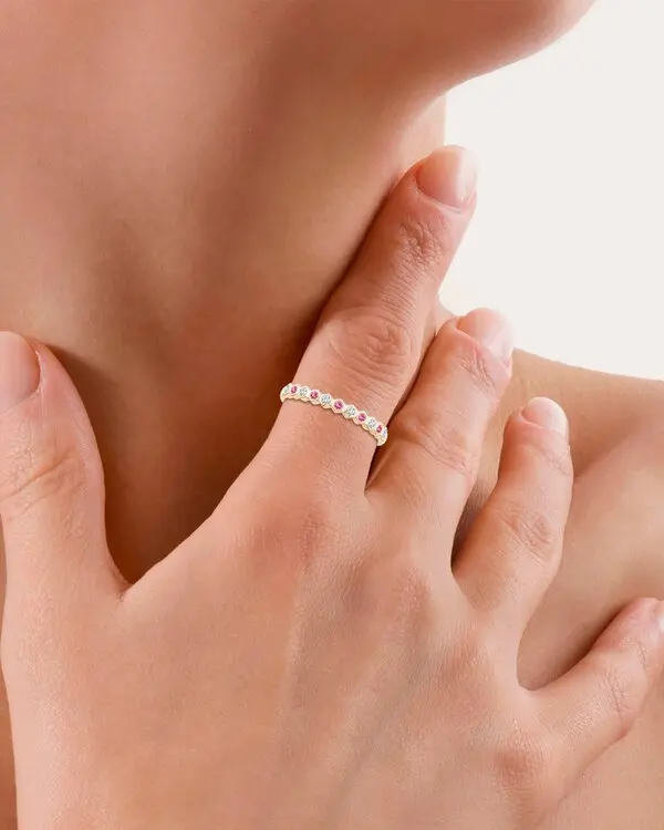 Natori Pink Tourmaline And Diamond Ring