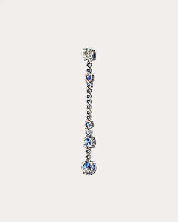 ANABELA CHAN Kashmir Sapphire Love & Pain Drop Earrings