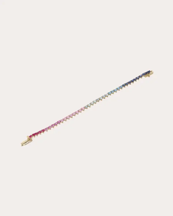 ANABELA CHAN Petite Eternity Heart Bracelet - Multi