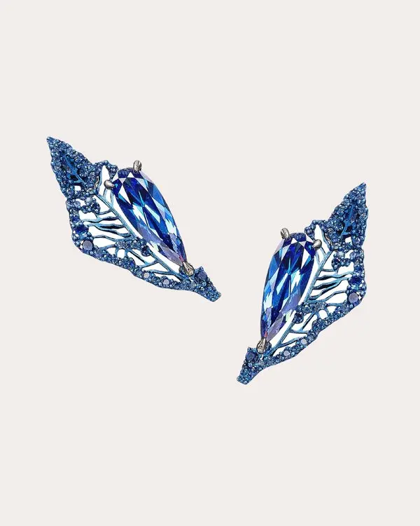 ANABELA CHAN Royal Sapphire Halia Stud Earrings - Blue