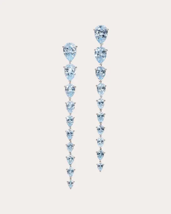 ANABELA CHAN Baby Aquamarine Nova Drop Earrings - Blue