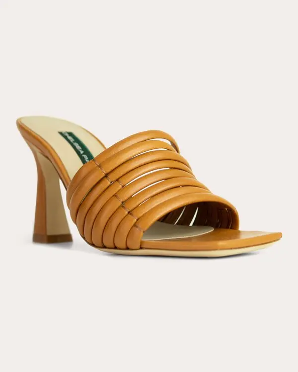 JUWELINA PARIS Ace Leather Mule - Orange