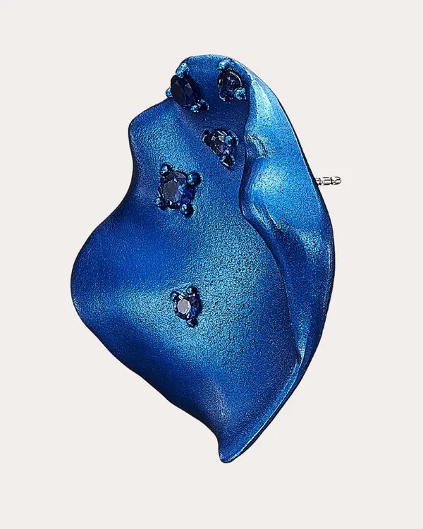 ANABELA CHAN Petal Stud Earrings - Blue
