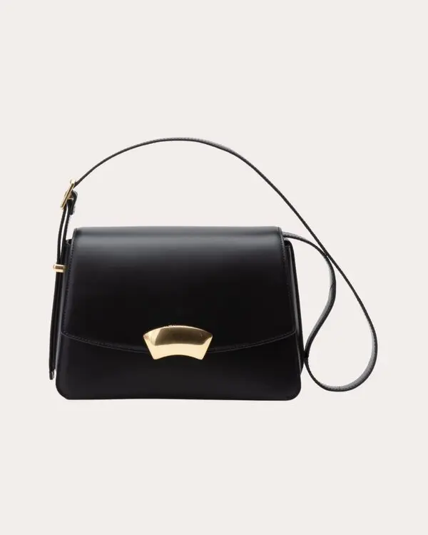 3.1 Phillip Lim Medium Id Leather Shoulder Bag - Black