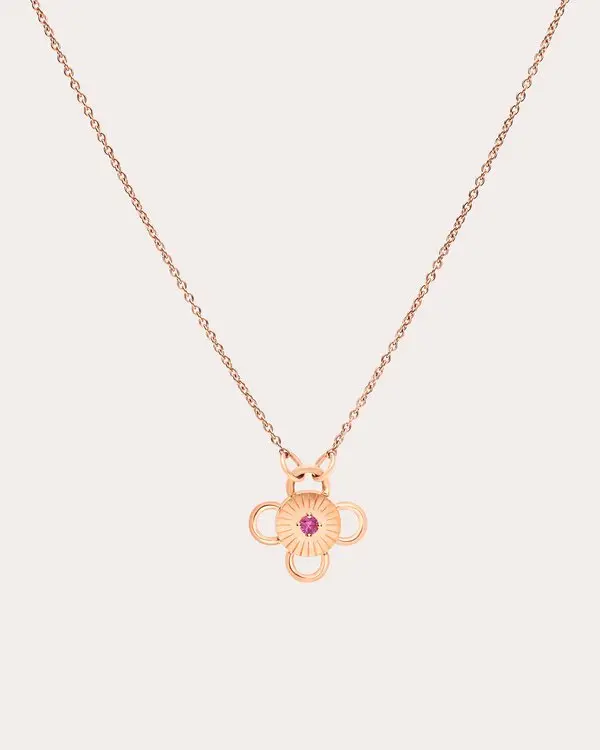 ROUVENAT Baby Bolt Pendant Necklace - Pink