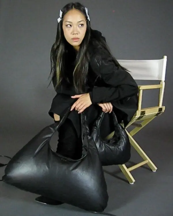 W 78 ST Large Cloud Leather Shoulder Bag