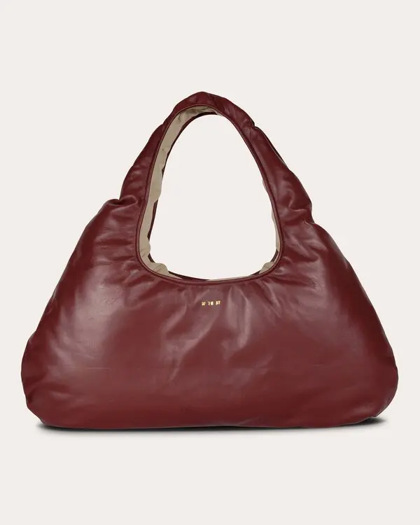 W 78 ST Large Cloud Leather Shoulder Bag