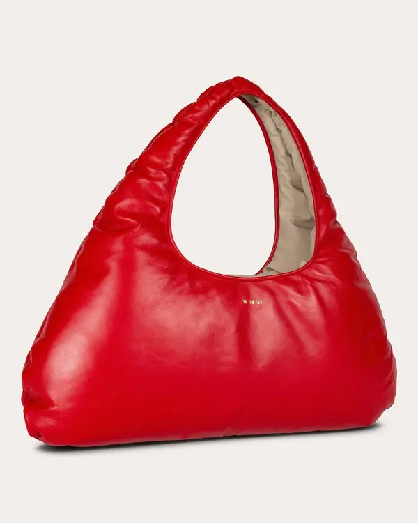 W 78 ST Large Cloud Leather Shoulder Bag