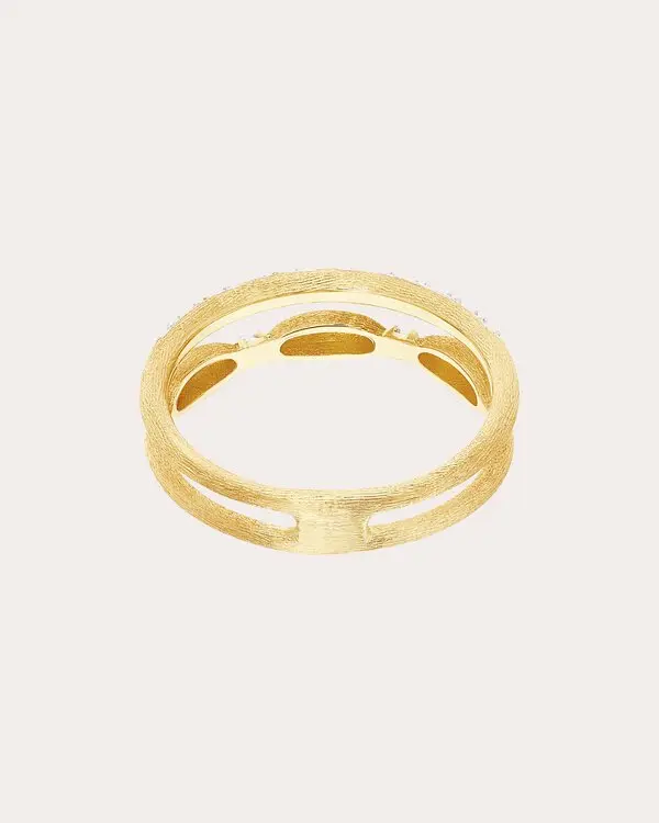 NANIS ITALIAN JEWELS Diamond & 18k Élite Double-band Ring