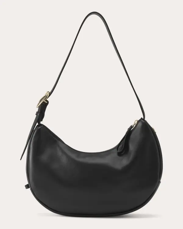 Helen Kaminski Amani Leather Hobo Bag - Black