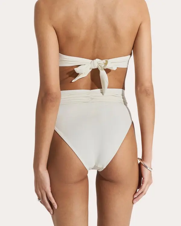 SEAQUELLE SWIM Bay Draped Bikini Bottoms