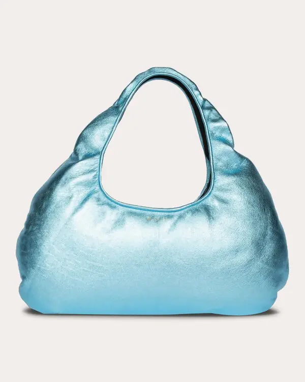 W 78 ST Medium Cloud Pearlescent Leather Shoulder Bag