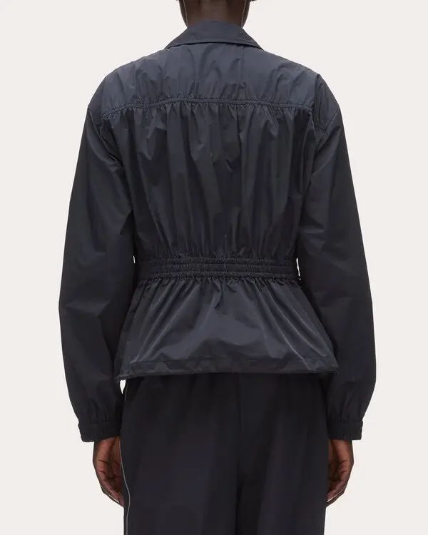 3.1 Phillip Lim Ripstop Shirred Drawstring Jacket - Blue