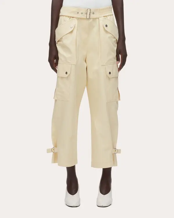 3.1 Phillip Lim Twill Cargo Pants - Neutral