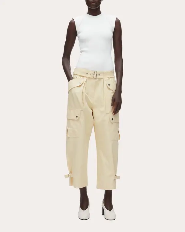 3.1 Phillip Lim Twill Cargo Pants - Neutral