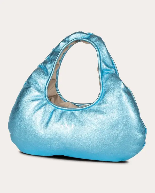 W 78 ST Micro Cloud Pearlescent Leather Tote
