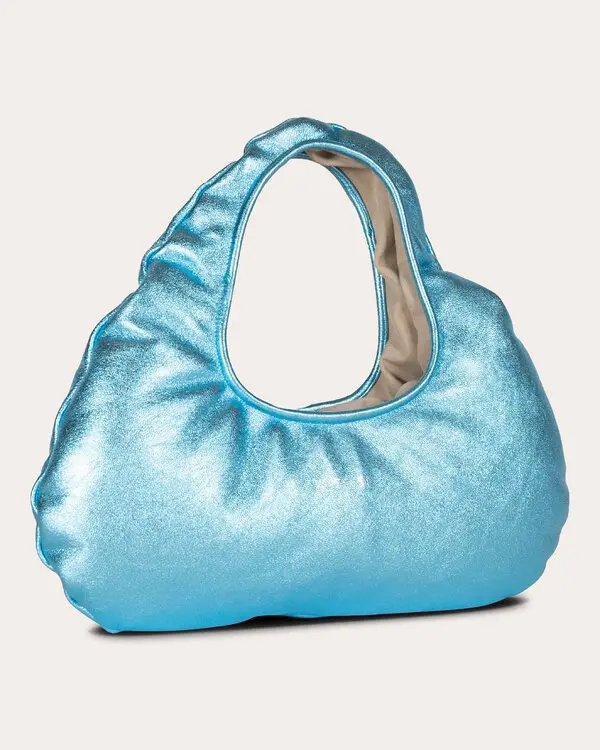 W 78 ST Micro Cloud Pearlescent Leather Tote
