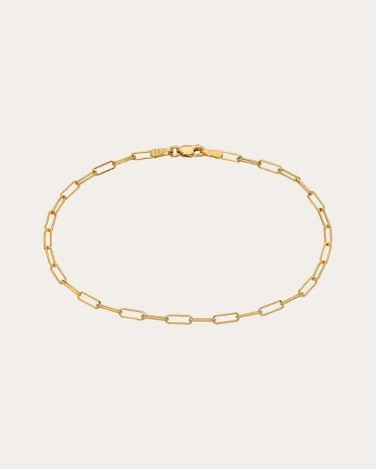 ZOE LEV 14k Chain Anklet - Gold