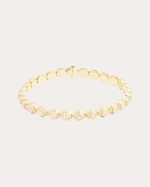 CAMPBELL + CHARLOTTE 14k Evolve Link Bracelet - Diamond
