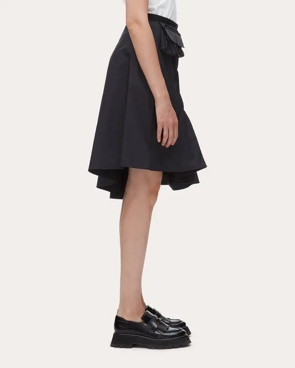 3.1 Phillip Lim Ripstop Shirred Asymmetric Skirt - Blue