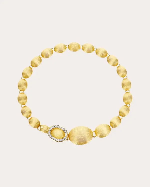 NANIS ITALIAN JEWELS Diamond And 18k Ivy Bracelet - Gold