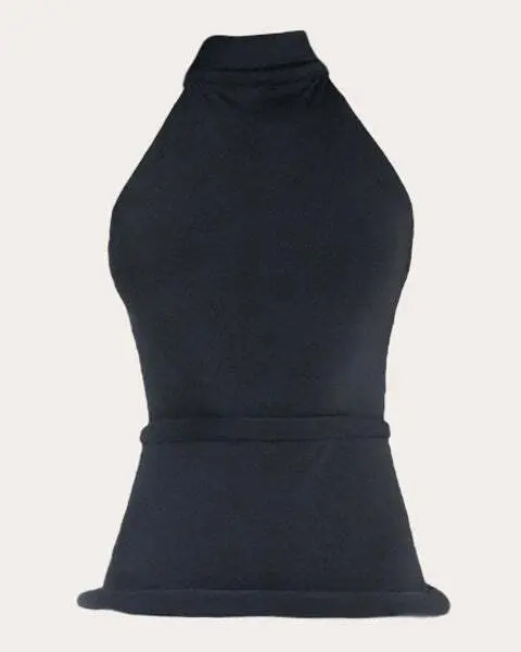 Francisco Arce Mar Rolled Mock Neck Top