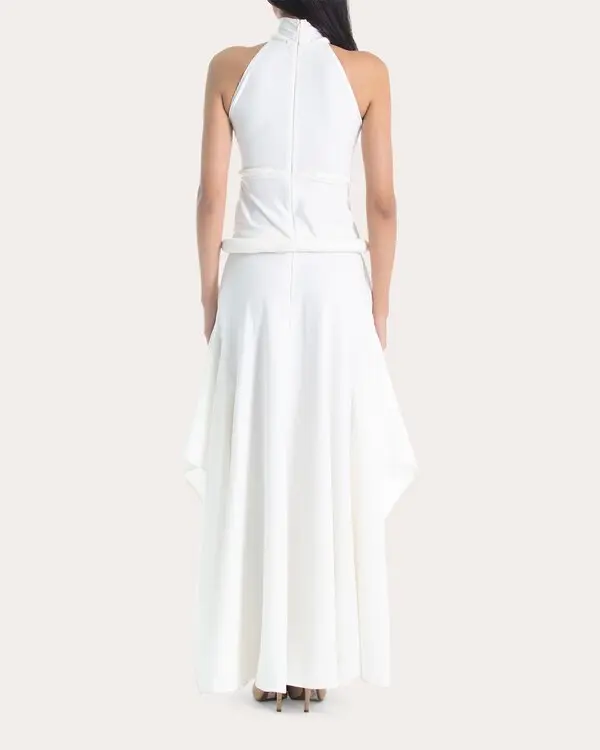 Francisco Arce Mar Rolled Mock Neck Top