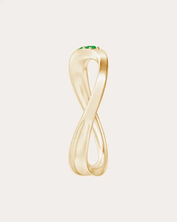 Natori Tsavorite & 14k Gold Shangri-la Ring