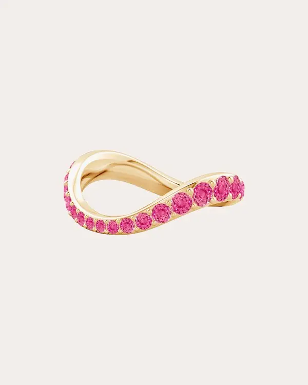 Natori Sapphire & 14k Gold Shangri-la Ring