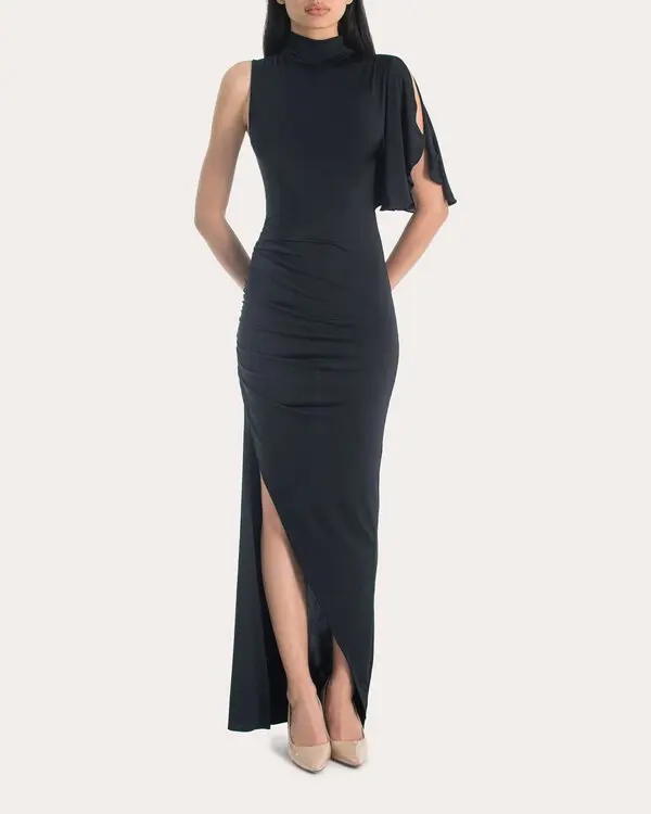 Francisco Arce Ophi Asymmetric Gathered Gown