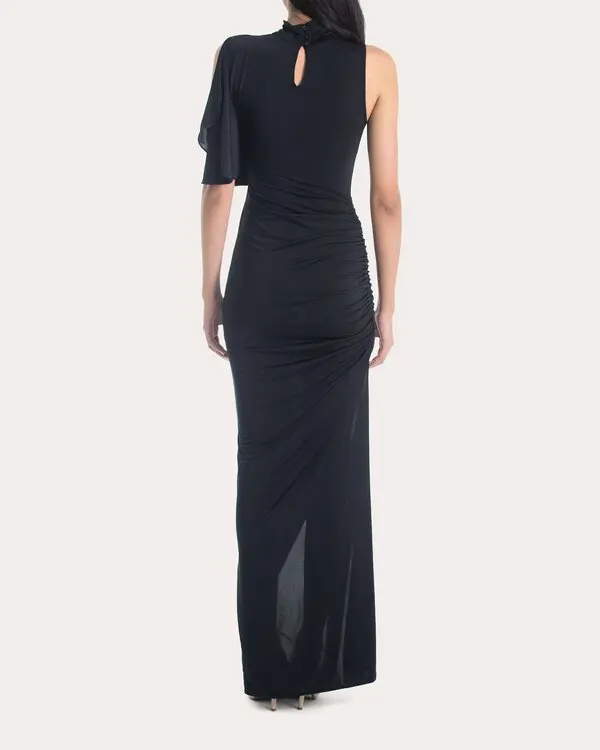 Francisco Arce Ophi Asymmetric Gathered Gown