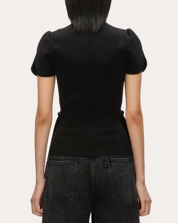 3.1 Phillip Lim Ribbed Mock Neck Top
