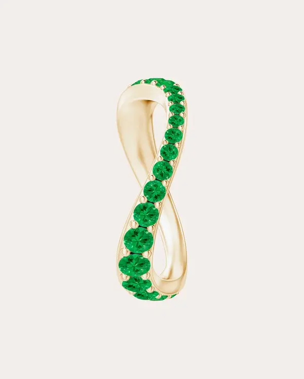 Natori Tsavorite & 14k Gold Shangri-la Ring