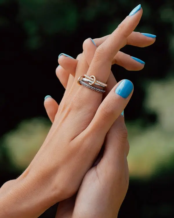 SPINELLI KILCOLLIN Diamond & 18k Gold Blackened Scorpio Ring
