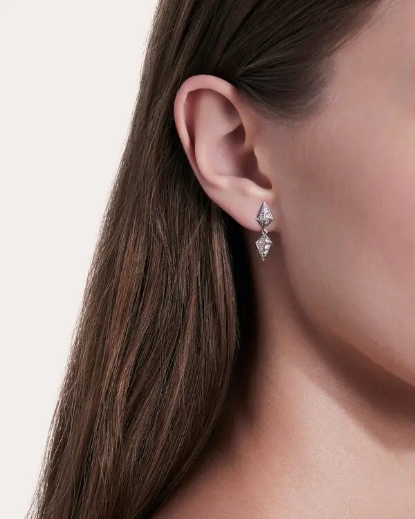 STATEMENT Diamond Rockaway Kite Drop Earring