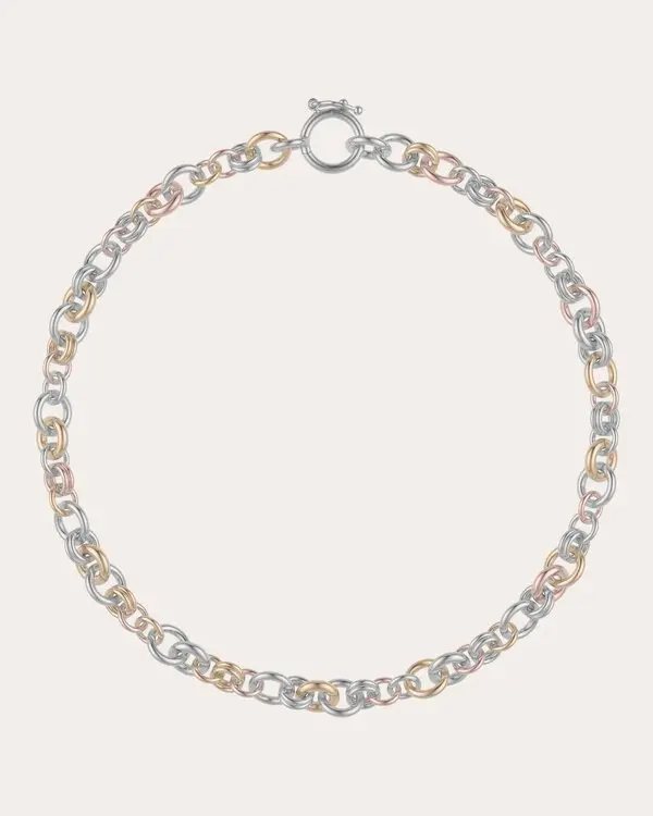 SPINELLI KILCOLLIN 18k Gold Two-tone Helio Chain Bracelet - Silver