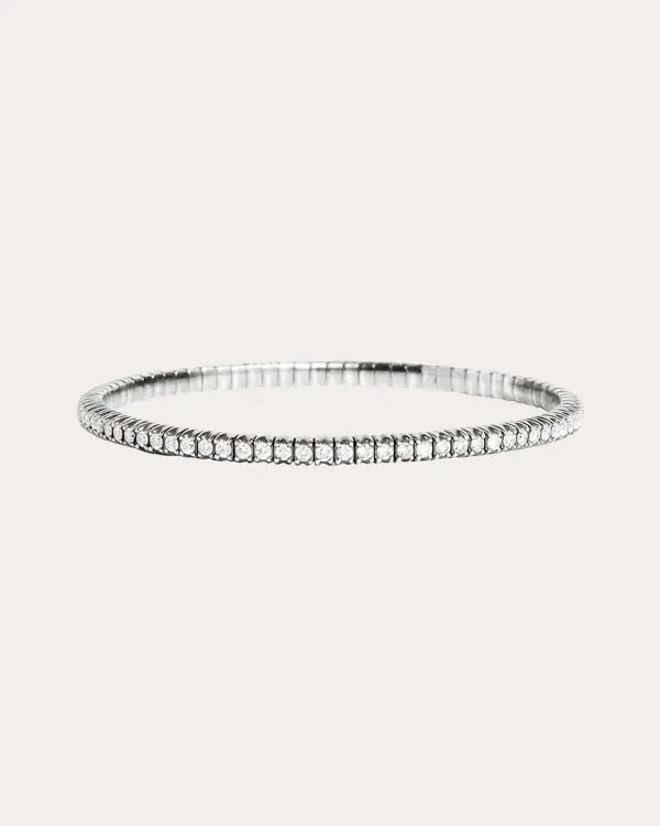STATEMENT Anyway Diamond Bangle - Silver