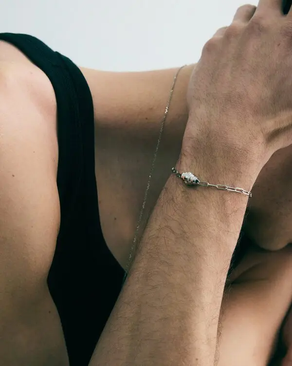 STATEMENT Rockaway Spinner Bracelet - Silver