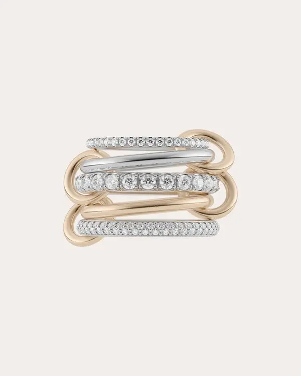 SPINELLI KILCOLLIN Diamond And 18k Gold Leyla Ring - Silver