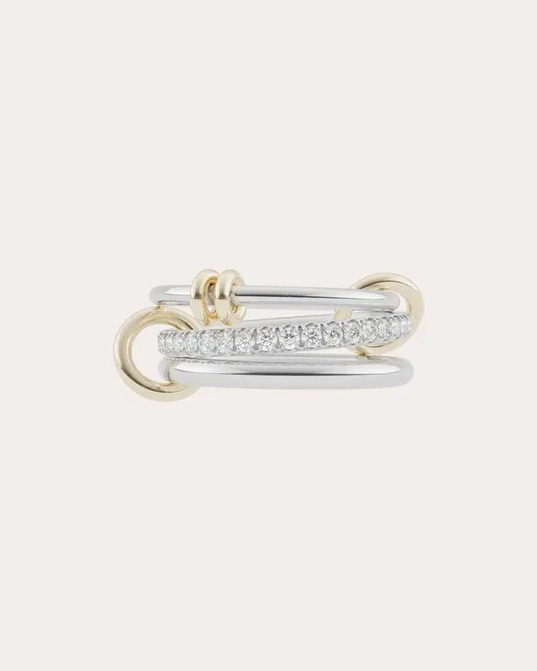 SPINELLI KILCOLLIN Diamond And 18k Gold Raneth Ring - Silver