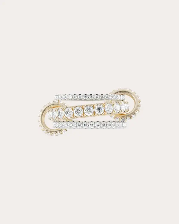 SPINELLI KILCOLLIN Diamond & 18k Gold Junia Ring - Gold/silver