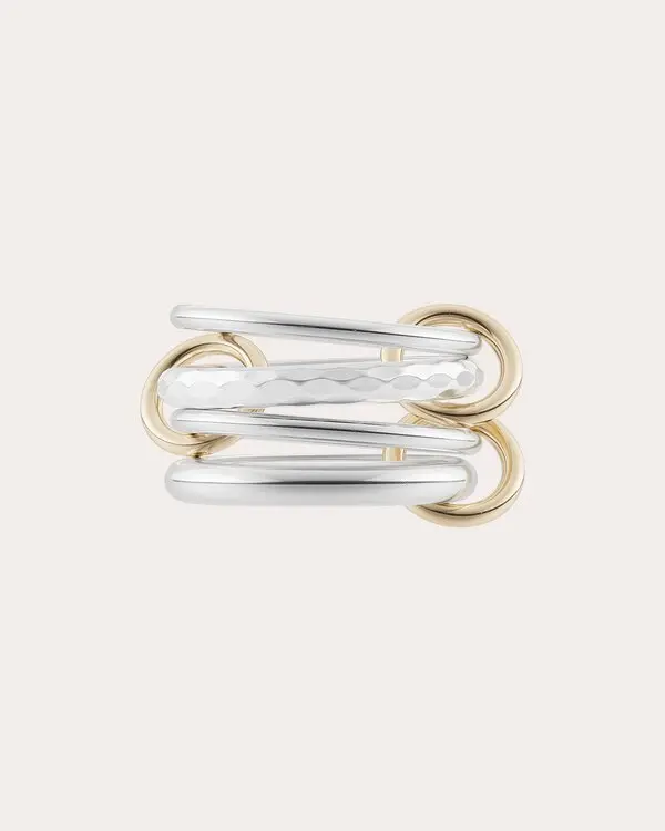 SPINELLI KILCOLLIN 18k Gold & Sterling Cici Petite Vulcan Ring - Silver