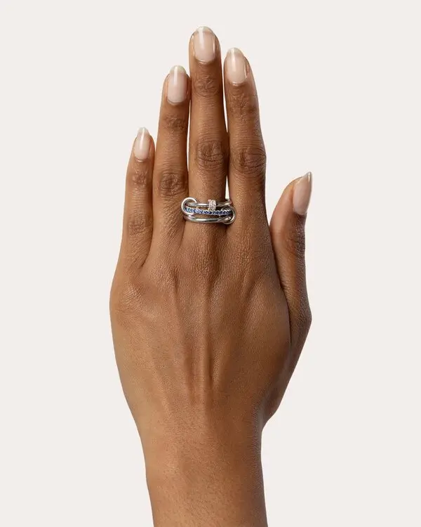 SPINELLI KILCOLLIN Diamond & Sapphire Raneth Bleu Ring