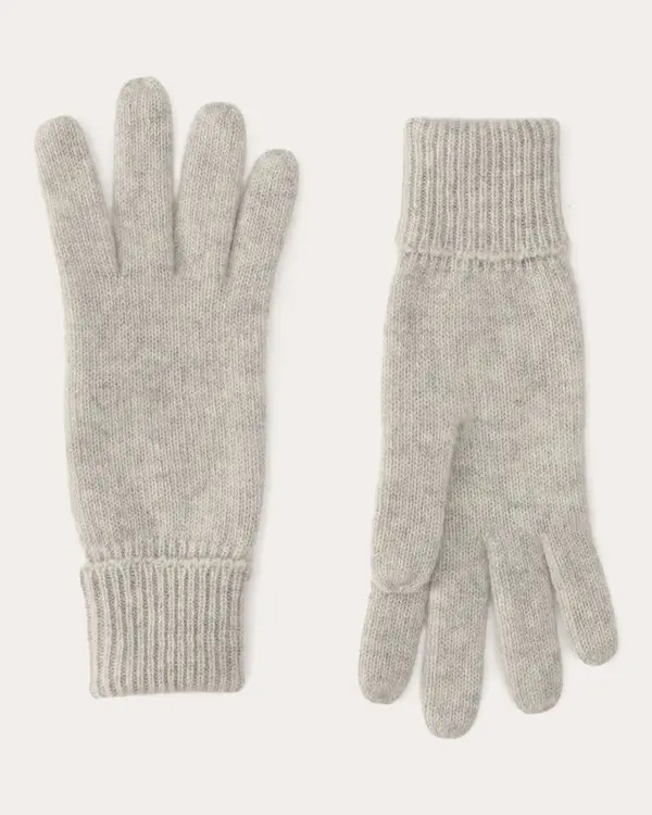 Helen Kaminski Cashmere Cuffed Gloves - Grey