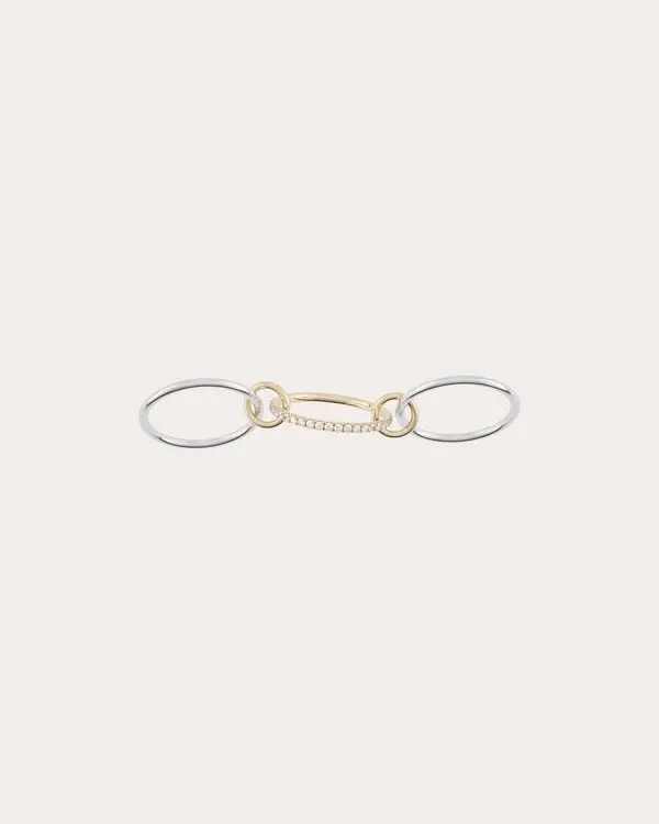 SPINELLI KILCOLLIN Sonny Diamond And 18k Gold Ring - Gold/silver