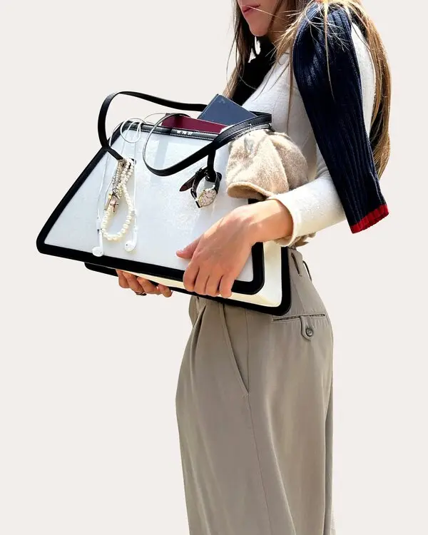 W 78 ST The Jolie Canvas Shoulder Bag
