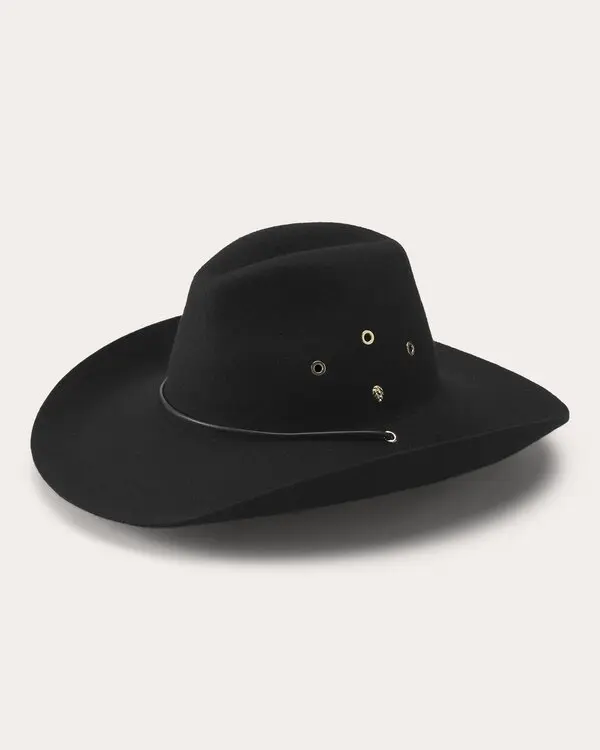 Helen Kaminski Walker Wool Felt Fedora - Black