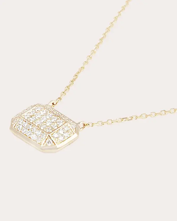 CAMPBELL + CHARLOTTE Diamond And 14k Spark Pendant Necklace - Gold