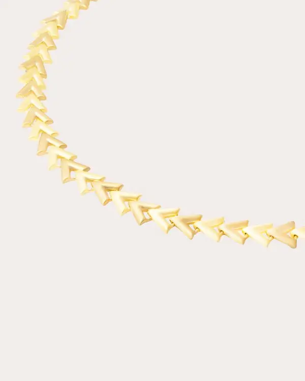 CAMPBELL + CHARLOTTE Spark Chevron Link Necklace