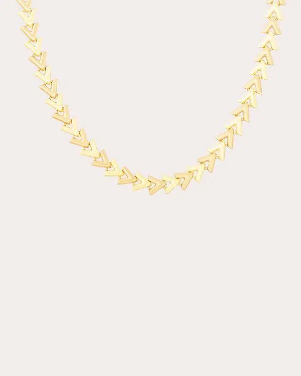 CAMPBELL + CHARLOTTE Spark Chevron Link Necklace